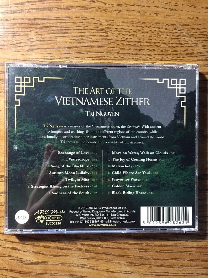 The Art Of The Viatnamese Zither CD Tri Nguyen 2019 Tested Free ...