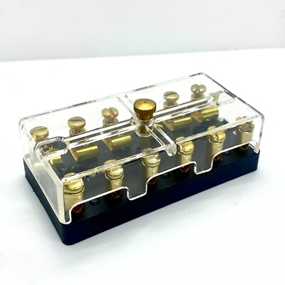 6-24V 6-way Ceramic Torpedo Continental Fuse Box Holder Classic Car | eBay
