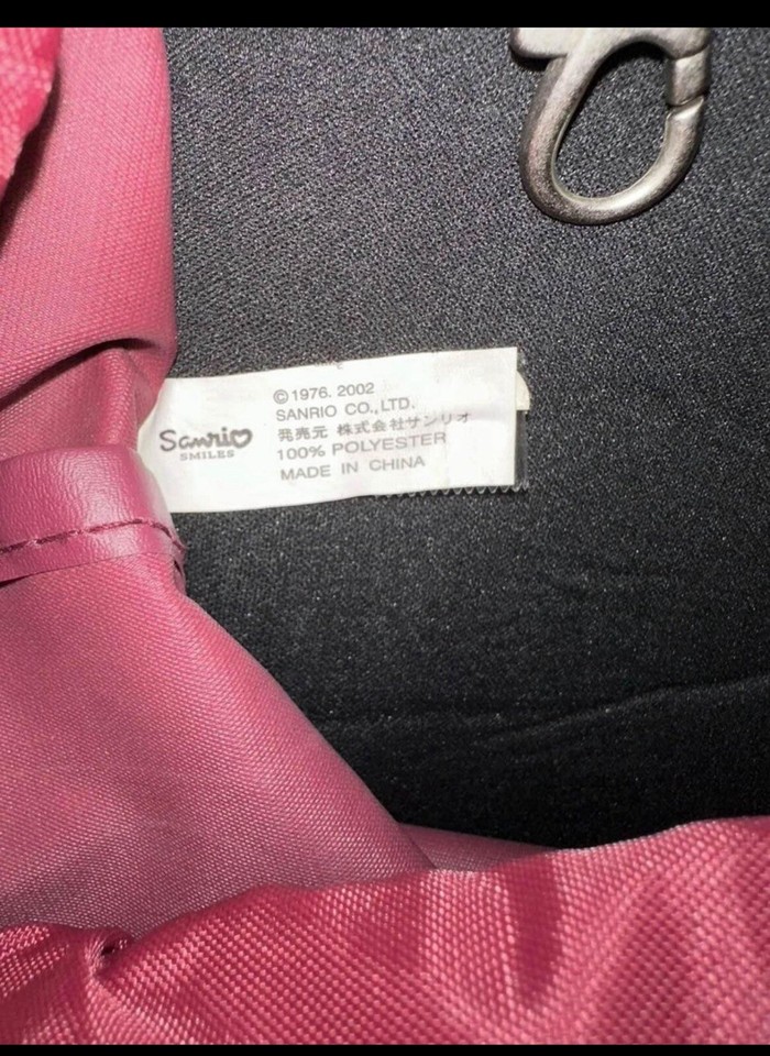 Vintage Hello Kitty Angel Wing Sanrio Embroidered Canvas Mini Backpack ...