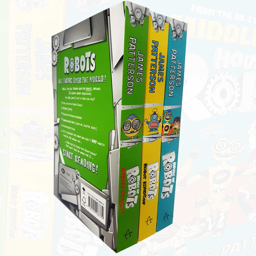 House of Robots Collection 3 Books Set Robot Revolution By James ...