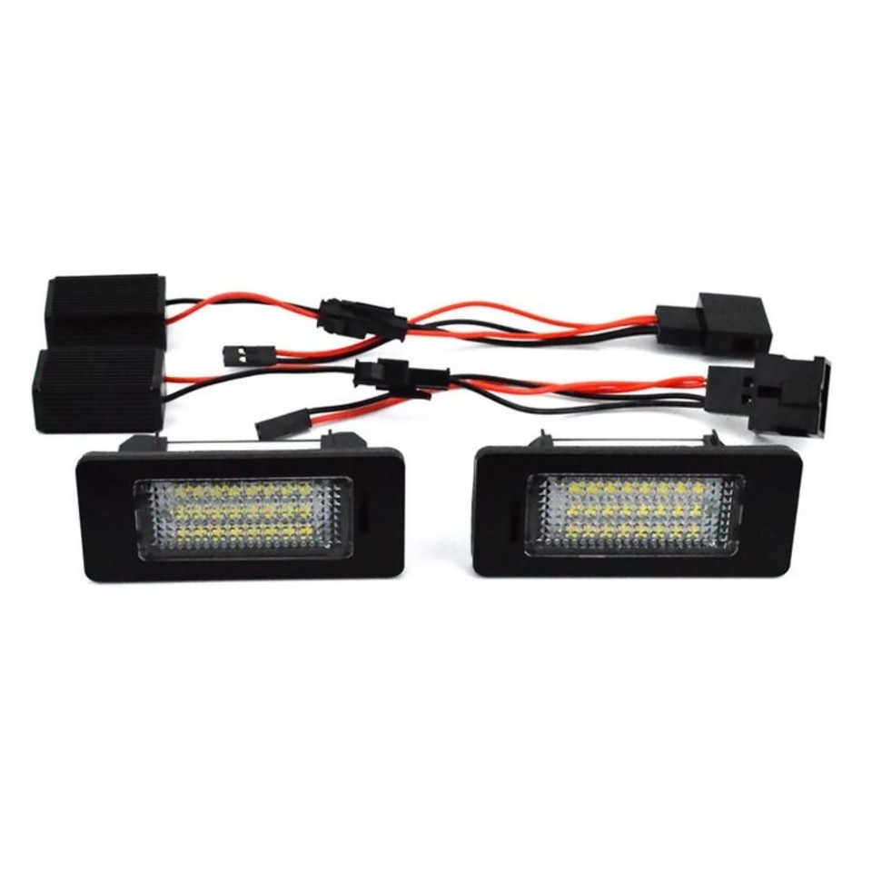 LED License Plate Light Lamp CANBUS Error For Audi A1 A4 A6 A7 RS5 TTRS ...