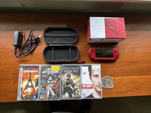 Sony PSP-3000 Lot With Games, Case, And Memory Card. Original Box. | eBay