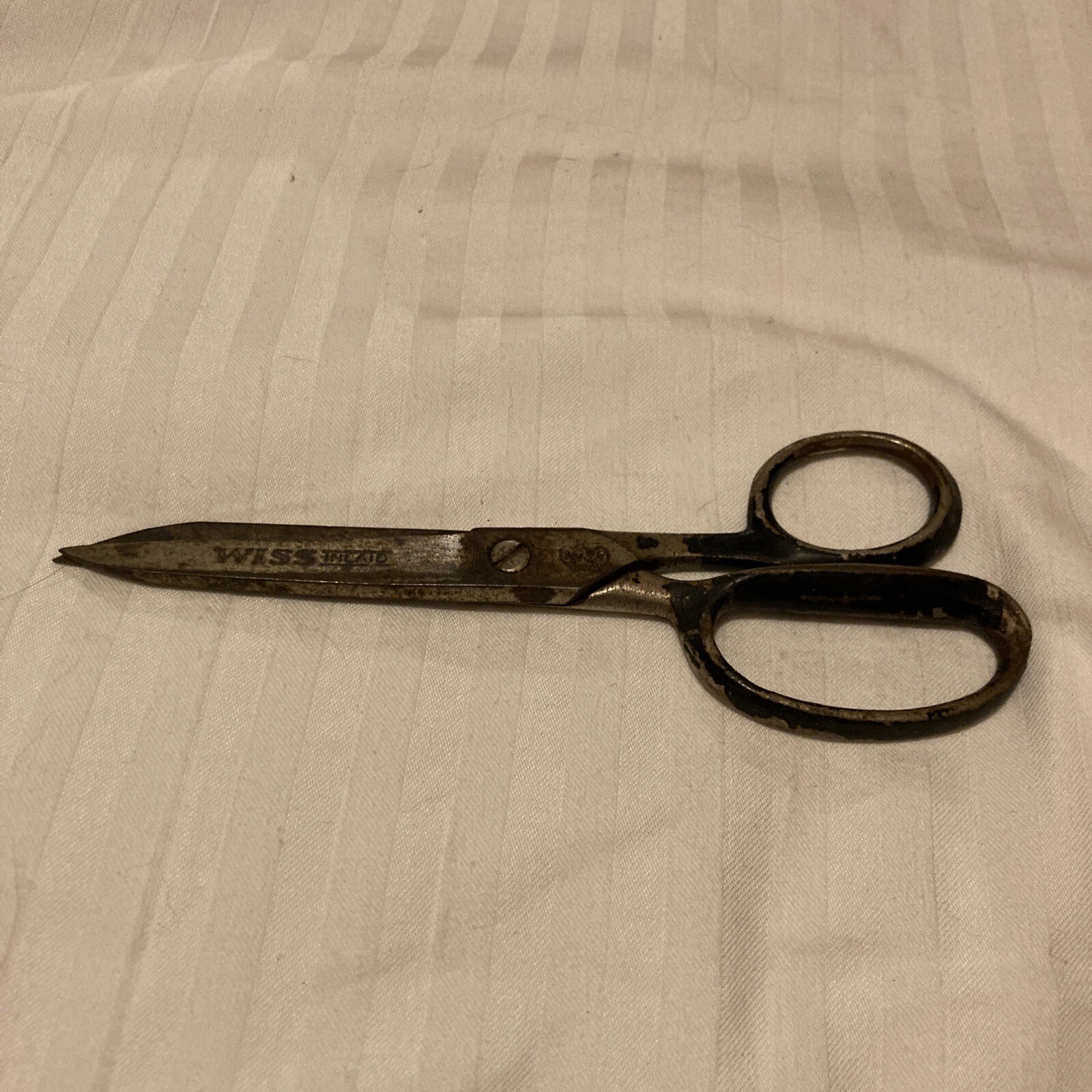 Vintage Wiss Inlaid No. 36 Steel Forged Sewing Shears Scissors 6.25 ...