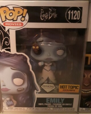 Funko Pop Corpse Bride Emily 1120 Diamond Collection Hot Topic ...