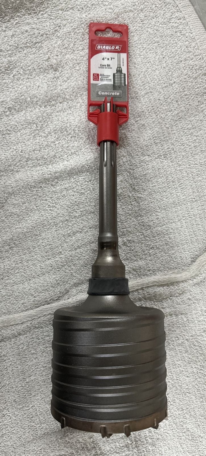Diablo DMAMXCC5050 SDS-Max Carbide Tipped Core Bit, 4" x 7" | eBay