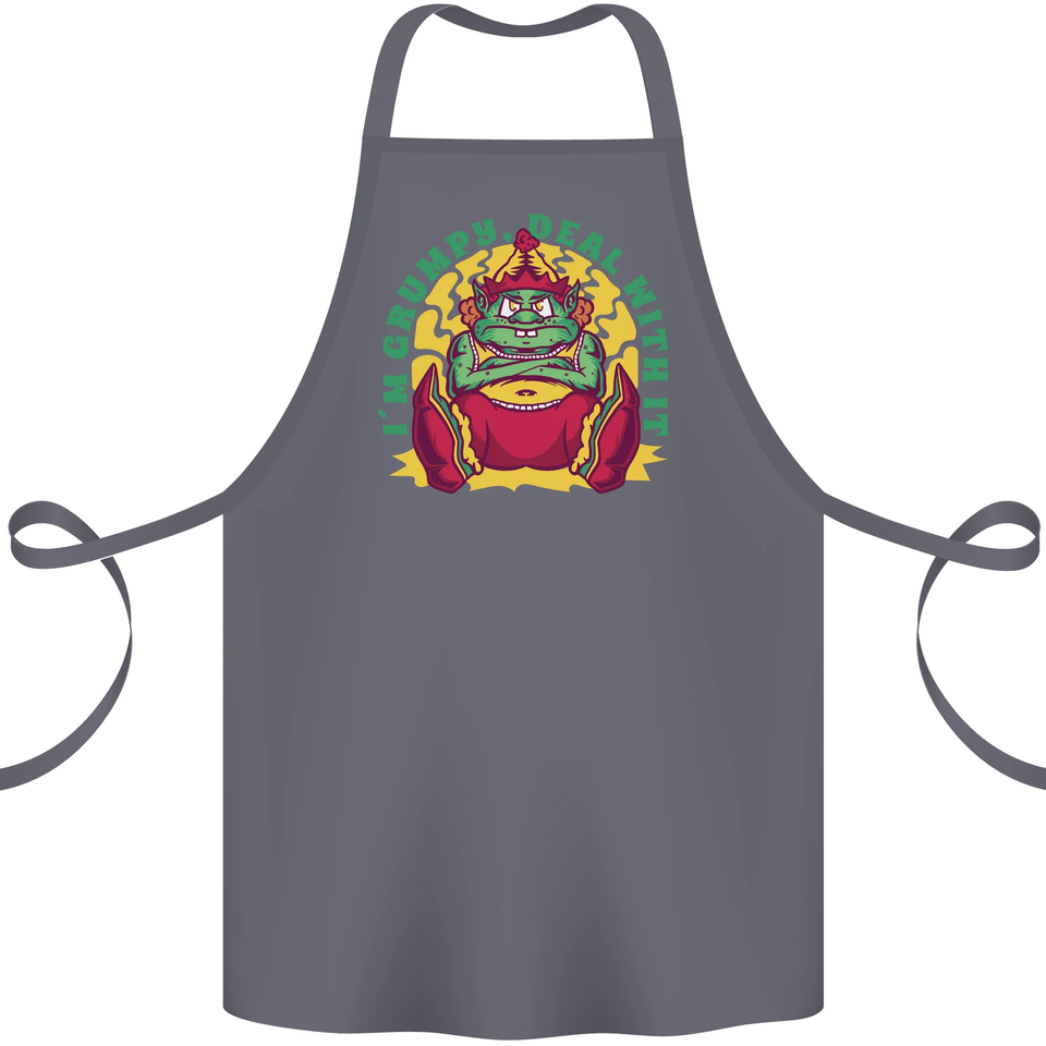 Grumpy Elf Funny Anti Christmas Bah Humbug Cotton Apron 100% Organic | eBay