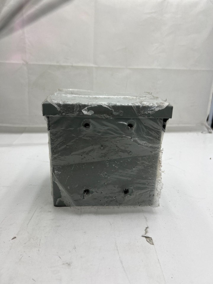 Hoffman A6R64NK Pull/Junction Box, NEMA 3R, 6"x6"x4" Carbon Steel ...