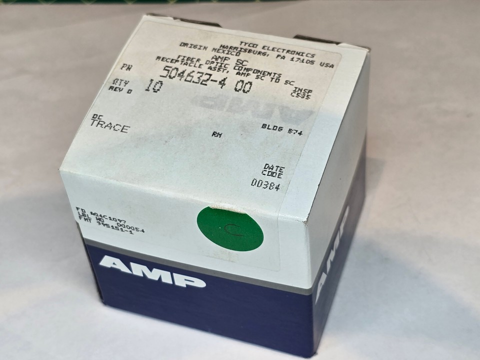 10pcs 504632-4 Fibre Optic Connector Multimode Adapter RCP/RCP ST | eBay