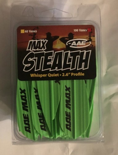 AAE Max Stealth Vane Flo Green 100 pk. Arizona Archery Enterprises ...