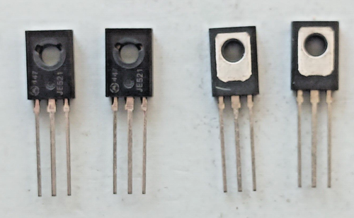 4 x MJE521 Power Bipolar Transistor, 4A, 40V, NPN, SOT-32, 3 Pin | eBay
