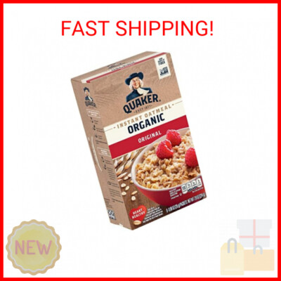 Quaker Instant Oatmeal, Organic Regular, 7.9 Oz (Packaging May Vary) | eBay