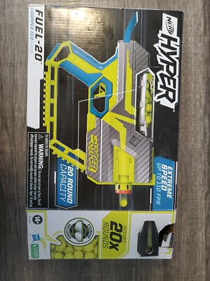 Nerf Hyper Fuel-20 Blaster 20 Round Extreme Speed up t 110 FBS Hopper ...