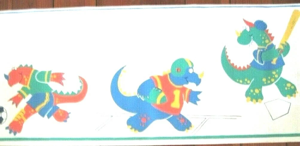 Dinosaur Playing Baseball