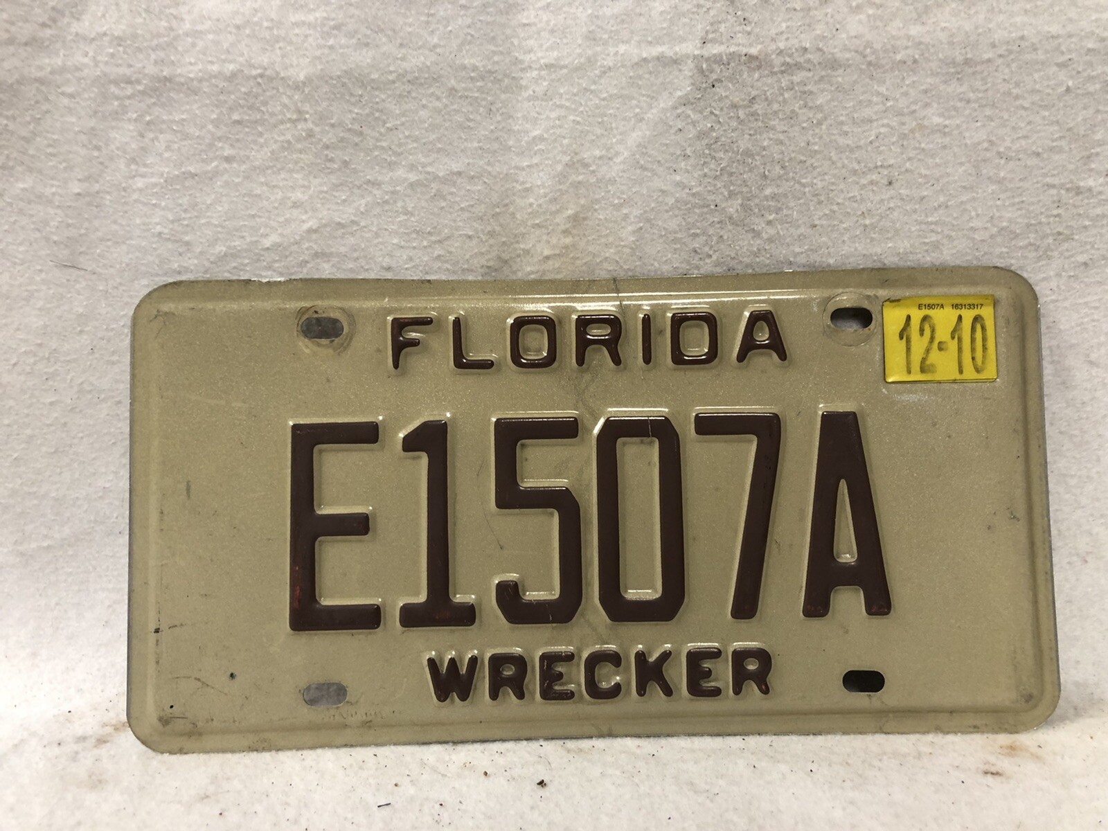 2010 Florida Wrecker License Plate | eBay