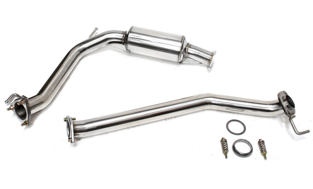 M2 HONDA CIVIC TYPE R FN2 STAINLESS CENTER B PIPE MIDDLE SILENCER ...
