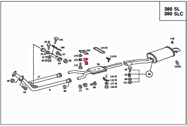 Genuine MERCEDES W109 A124 C107 C123 C124 C126 R107 Rubber buffer ...