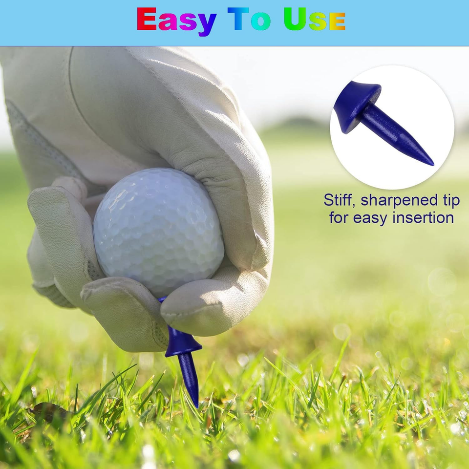 80Pcs Golf Tees, Golf Tee, 4 Colors Golf Step down Tees, Double Deck 4 ...