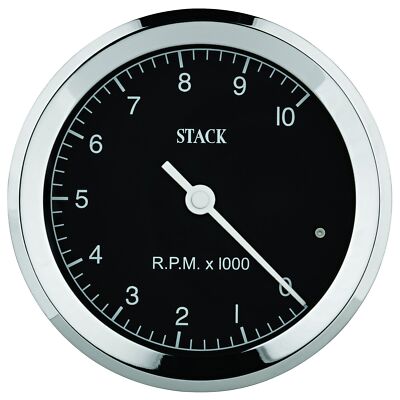 Stack ST200C Classic Tachometer Rev Counter 80mm Stepper Motor 0-10 ...