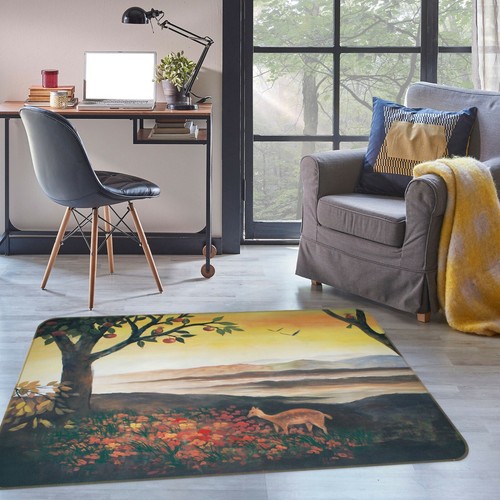 3D Hillside Garden Fawn NAO4604 Game Rug Mat Elegant Photo Carpet Mat ...