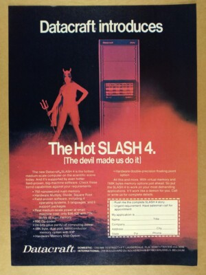 1973 Datacraft SLASH 4 6024/4 Computer vintage print Ad | eBay