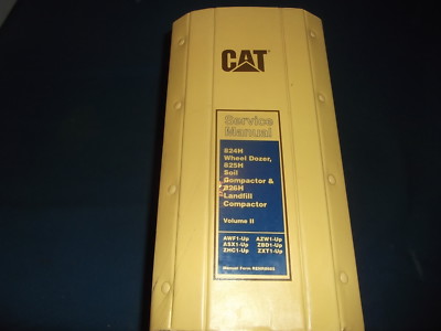 CAT CATERPILLAR 824H WHEEL DOZER 825H 826H COMPACTOR SERVICE SHOP ...