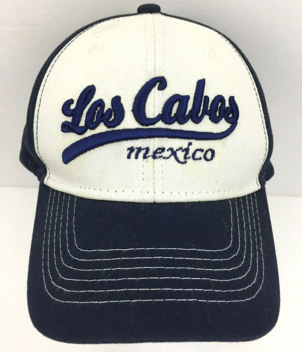 Los Cabos Mexico Hat Script Spell Out Cap Logo Baseball Embroidered ...