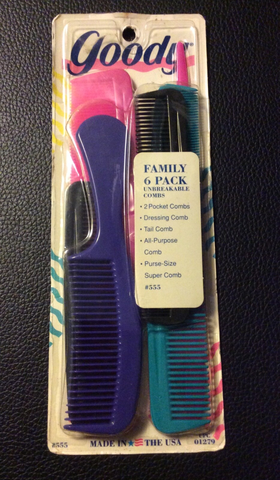 Vintage GOODY 1989 Family Pack Hair Combs New Old Stock - Pack of 6 | eBay