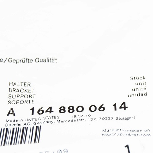 NEW MERCEDES-BENZ GL X164 FRONT BUMPER RIGHT BRACKET A1648800614 | eBay