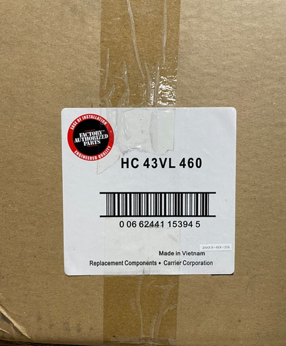 Carrier Factory Authorized Parts Motor, HC43VL460, 1/2 HP, 1075 RPM ...