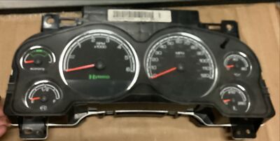 08-11 CHEVY TAHOE HYBRID INSTRUMENT CLUSTER SPEEDOMETER MPH TACH ...
