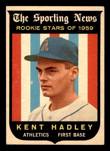 1959 Topps Baseball #127 Kent Hadley VG *e3 | eBay