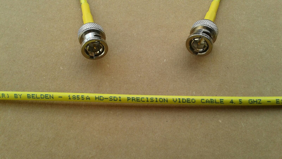 Belden 1855A HD-SDI Mini RG59 Video Cable 4.5 GHZ BNC Male to BNC Male ...