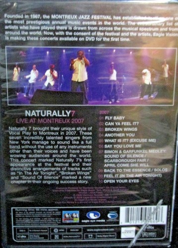 Naturally 7 - Live At Montreux 2007 NEW! DVD,CONCERT 10 Tracks,1.5 ...