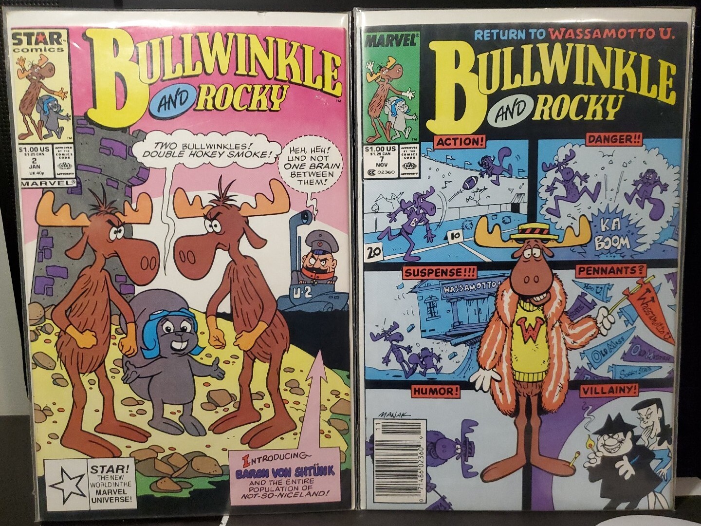 Bullwinkle And Rocky Comics Issues Vol 1 #2 & #7 VF/NM | eBay