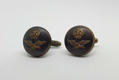 Cufflinks military RAF remembrance poppy WWII British Royal Air Force ...