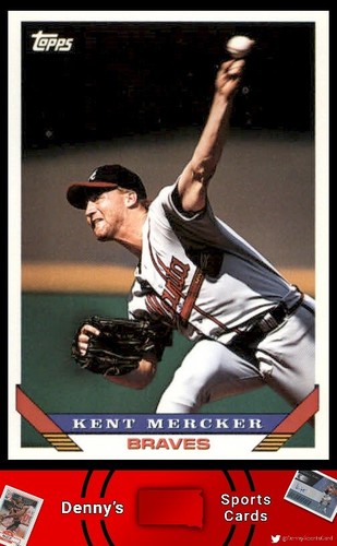 1993 Topps #144 Kent Mercker Atlanta Braves Baseball Card | eBay