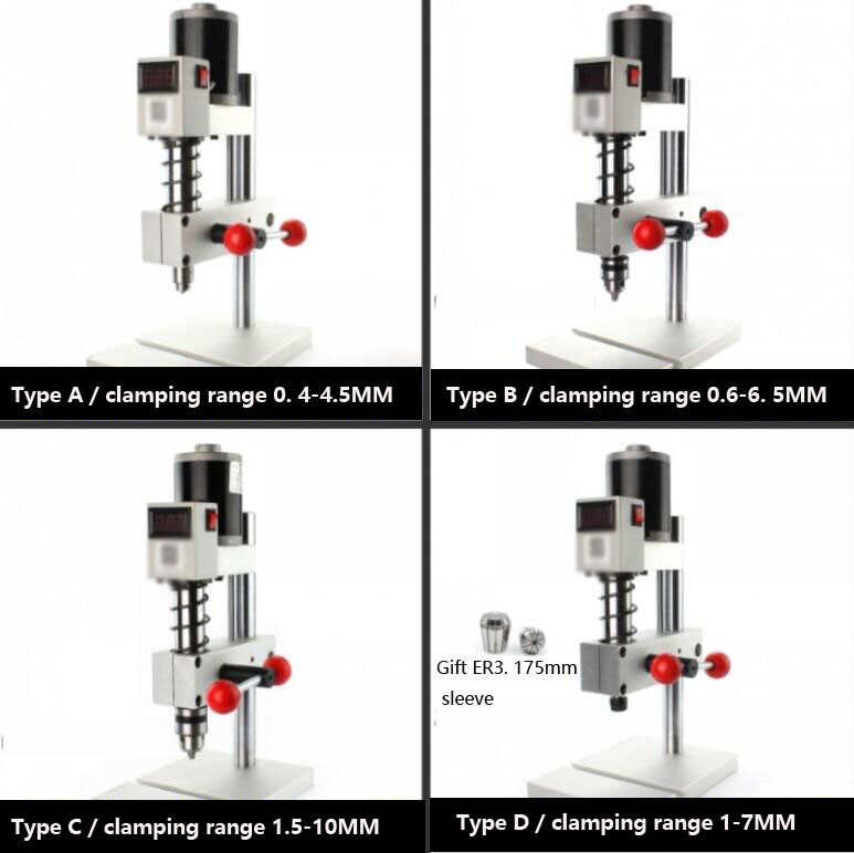 Electric Precision Milling Machine DIY Bench Drill Tapping Machine ...