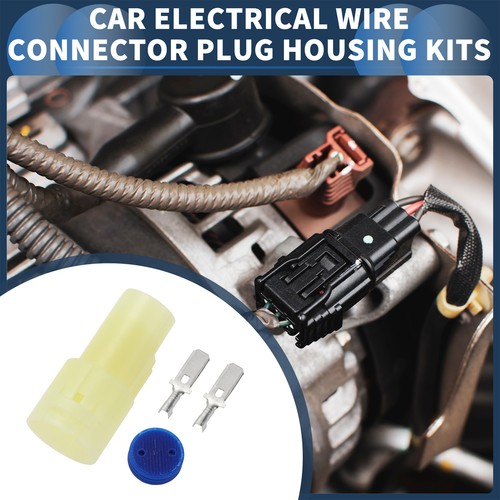 2 Pin Car Electrical Wire Connector Plug Housing Kit Waterproof for Car ...