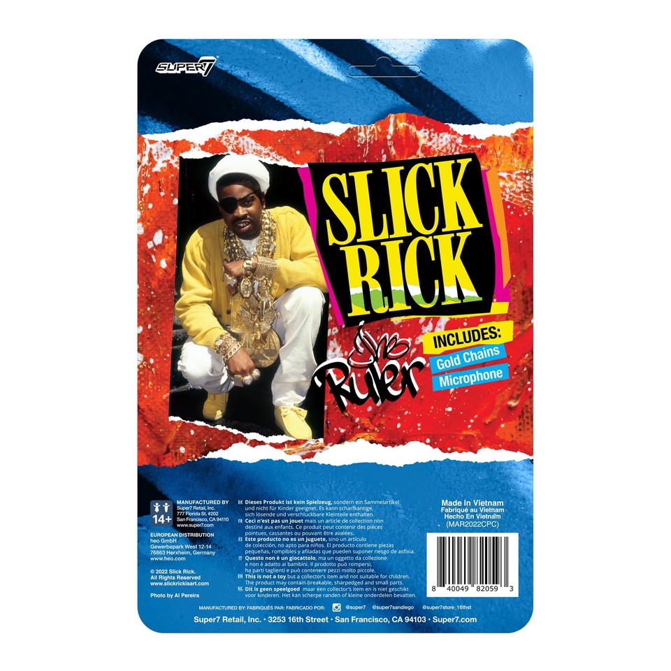 Slick Rick The Ruler - 3.75" Slick Rick Action Figure with Accessories ...
