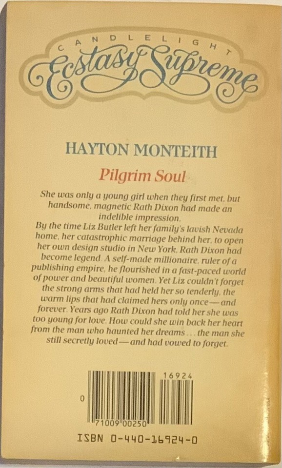 Candlelight Regency Romance Ser.: Pilgrim Soul by Hayton Monteith ...
