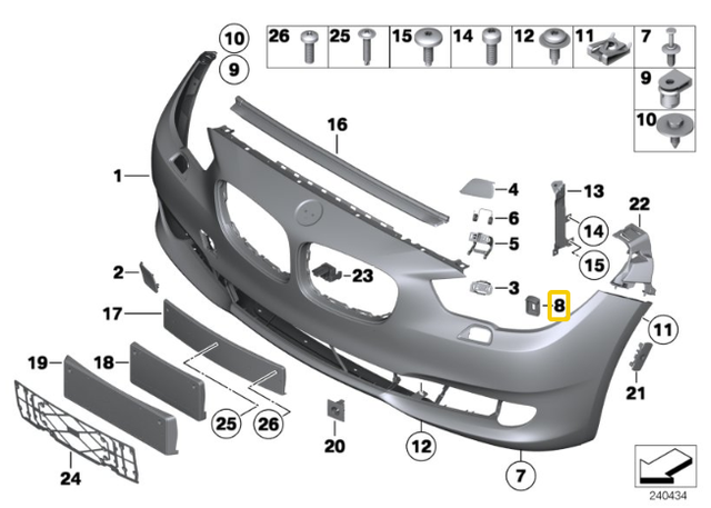 BMW 51117263325 Genuine OEM Factory Original Support for sale online | eBay