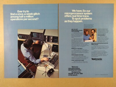 1978 Tektronix Microprocessor Development Labs vintage print Ad | eBay