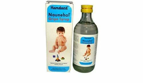 Hamdard Naunehal Gripe Syrup (200ml), for Indigestion, Gas Troubles in ...