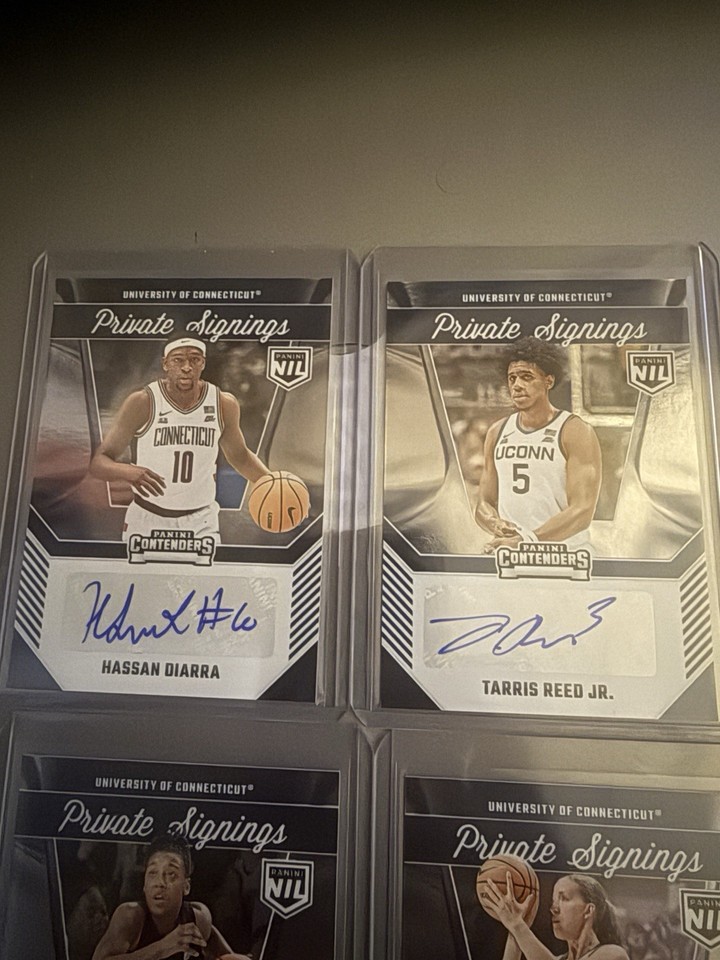 4 Panini NIL UCONN Private Signings Shade, Arnold, Reed, Diarra | eBay