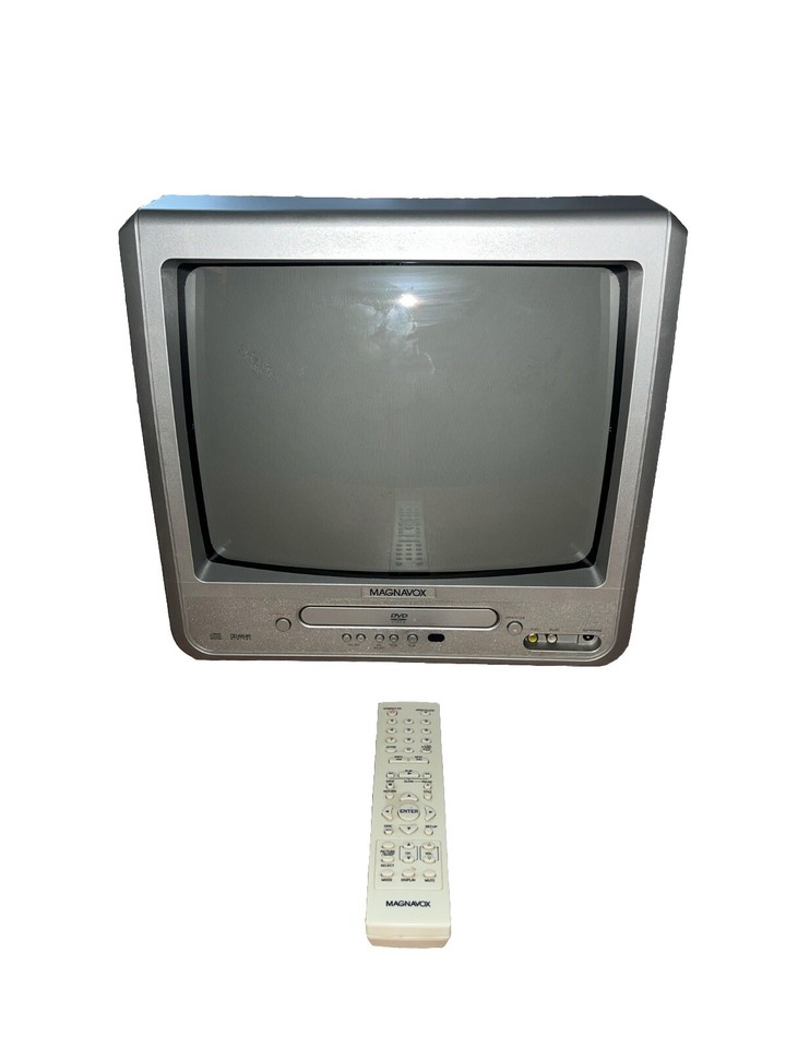 Magnavox 13MC3206/37 CRT TV Combo W/ DVD Player | 13" | Tested W/Remote ...