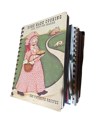 Lot Of 24 90s-20s Community Church Pampered Chef Spiral Cookbook ...