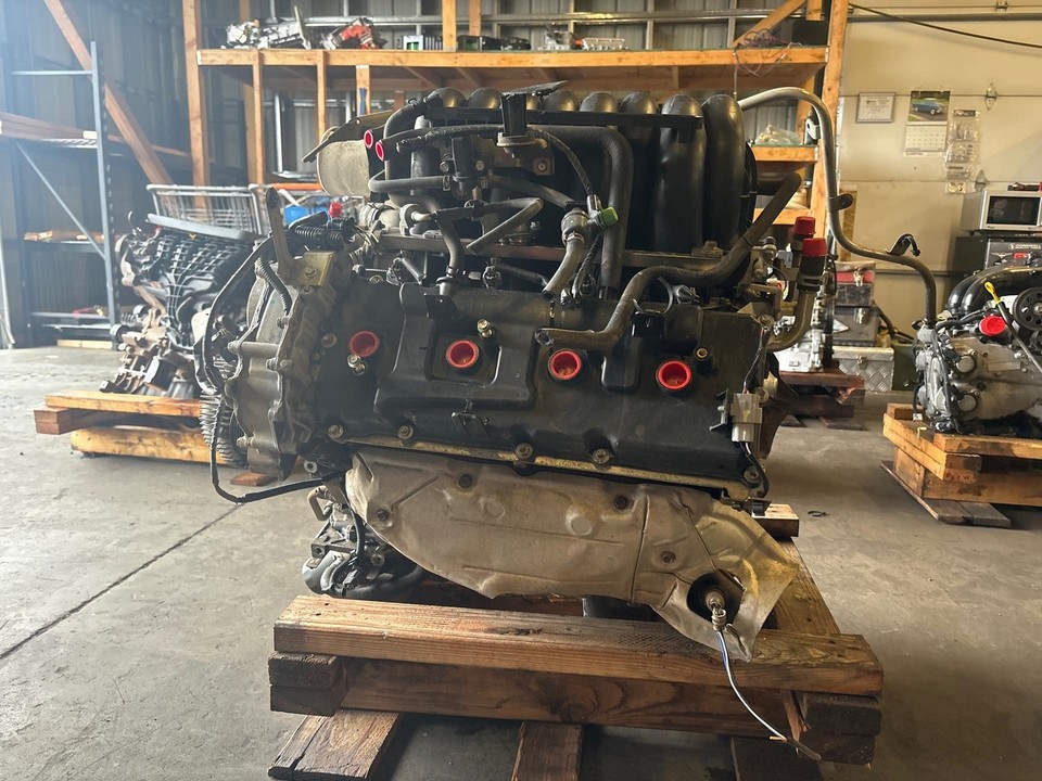 Nissan Titan LE Crew Cab 5.6L Engine Motor Assembly 2007 2008 2009 Vin ...