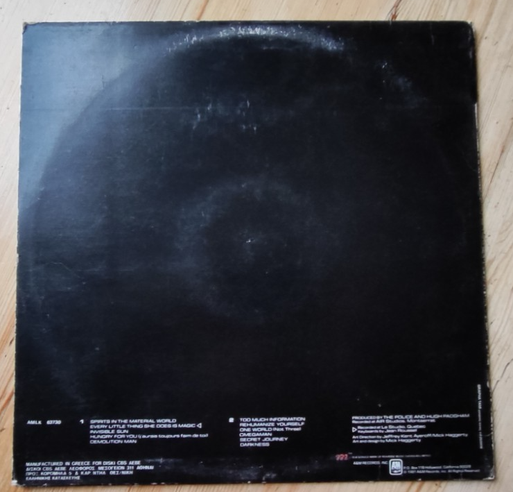 The Police - Ghost in the Machine - vinyl album | eBay UK