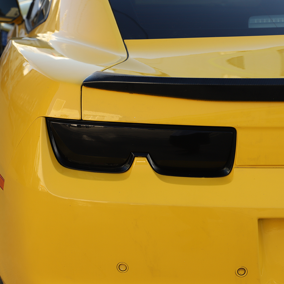 Smoked Tail Light Cover Rear Light Guard Trim For Chevrolet Camaro ...