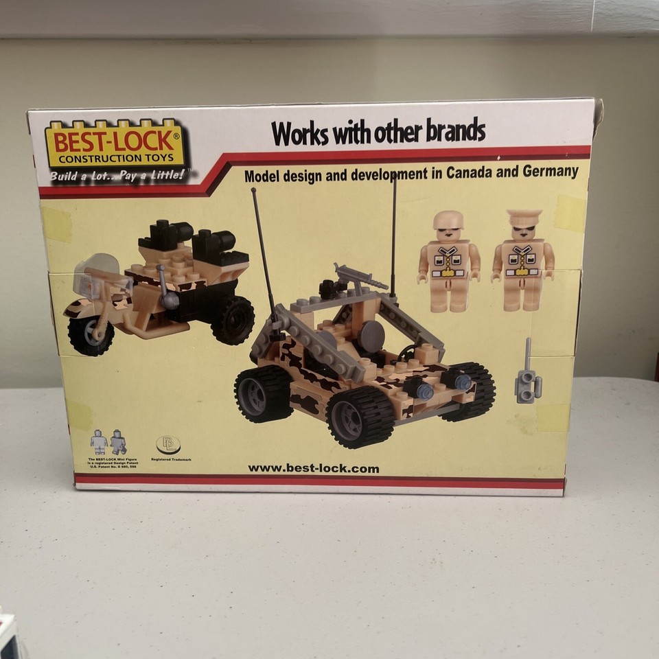BEST LOCK Construction Toys Military Set NEW | eBay